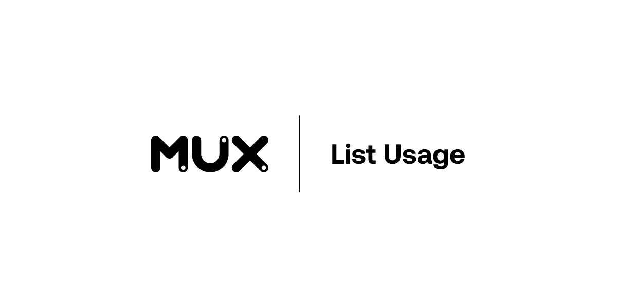 List Usage | API Reference
