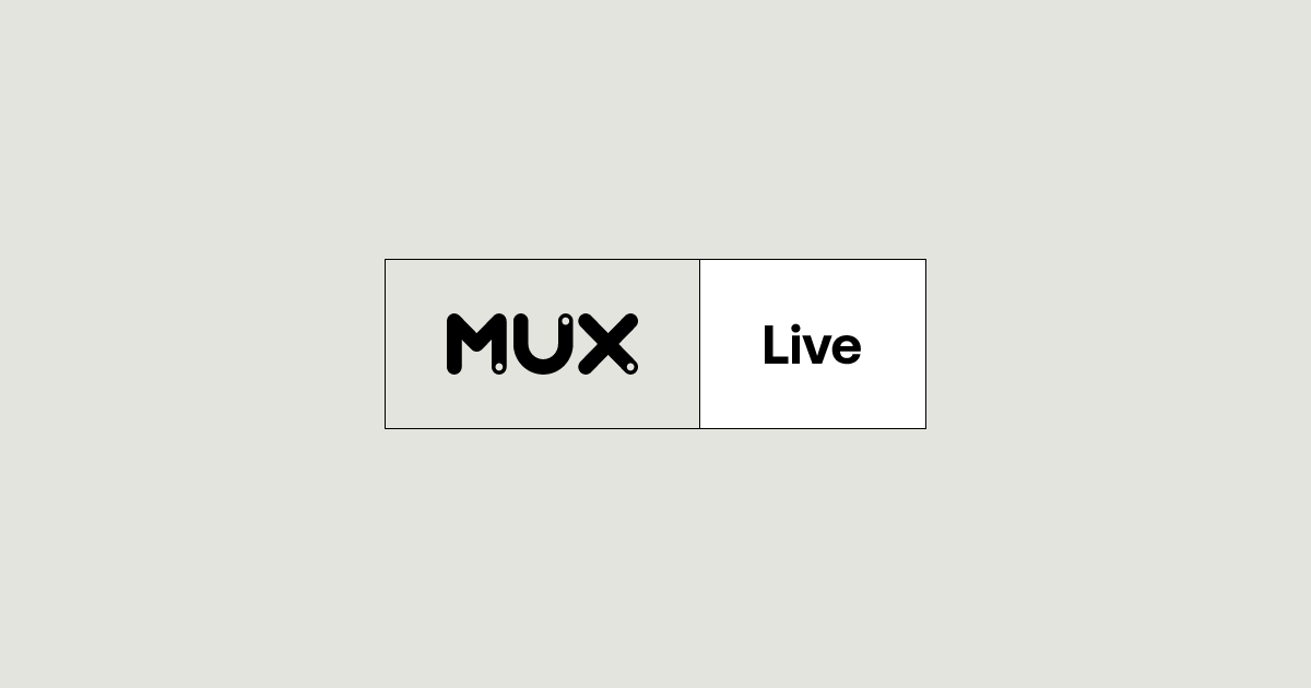 Live streaming API | Live streaming SDK | Mux